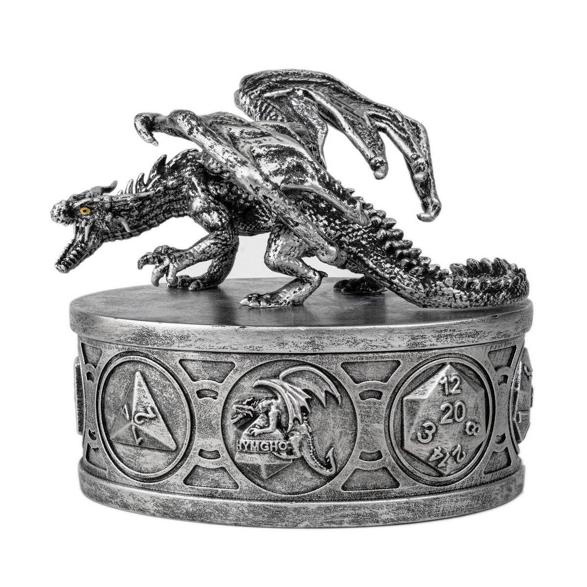 Dragon Guardian Box - Silver – Babble Tree Productions